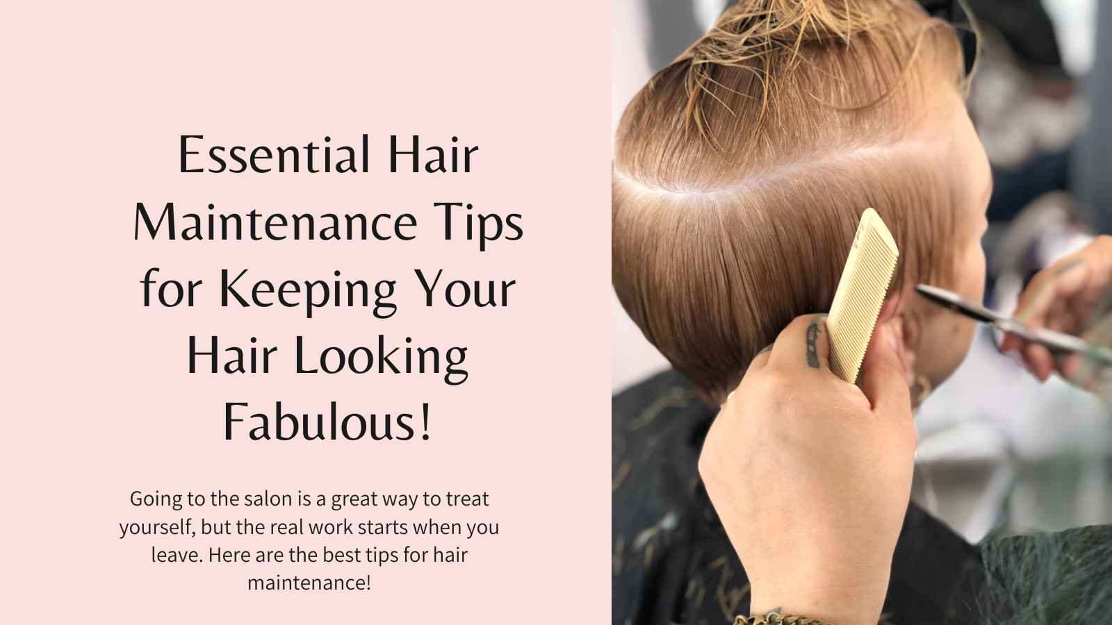 Essential Hair Maintenance Tips for Keeping Your Hair Looking Fabulous ...